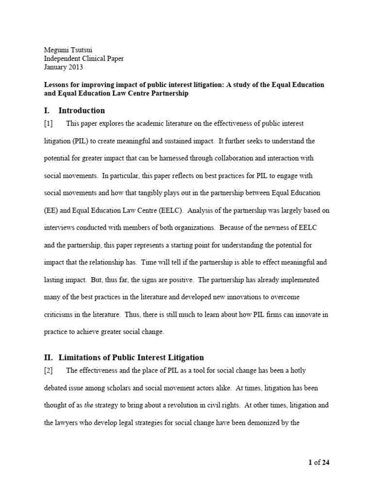 EE and EELC Partnership Paper Draft v3 Megumi | PDF | Legal Remedy ...