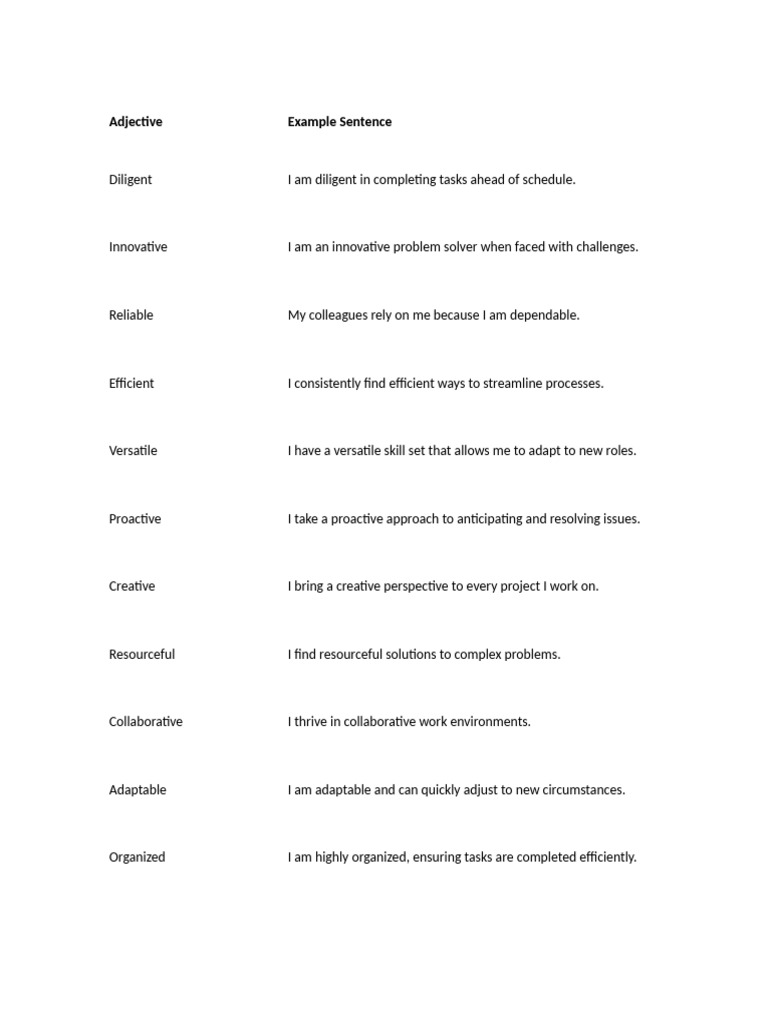 Adjective | PDF | Learning | Cognitive Psychology