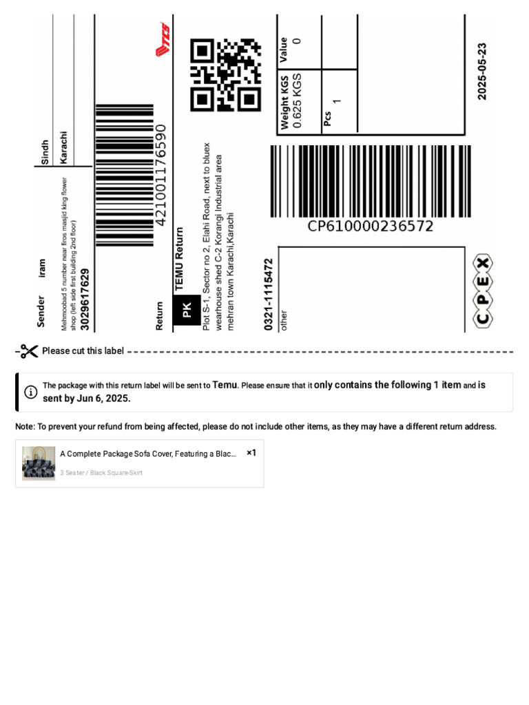 Temu Return | PDF