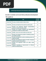 IOSH Blueprint: Career Development Tool | PDF | Professional Development | Educational Technology