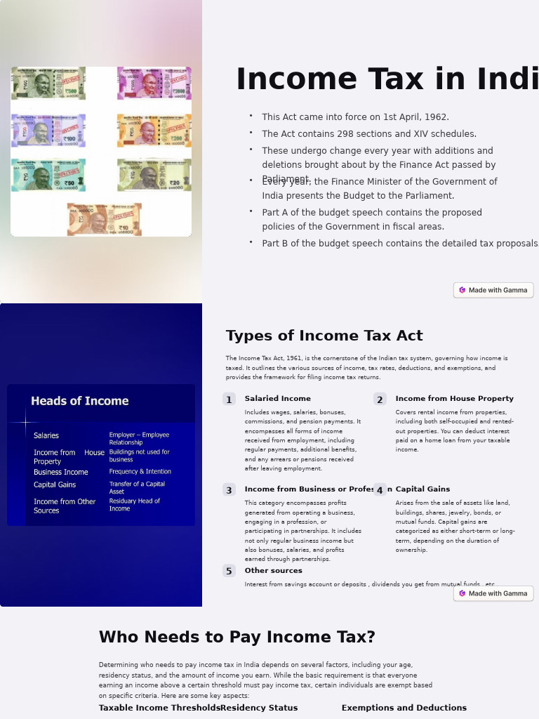 Income Tax Guide for India 2023 | PDF | Cost Of Living | Taxes
