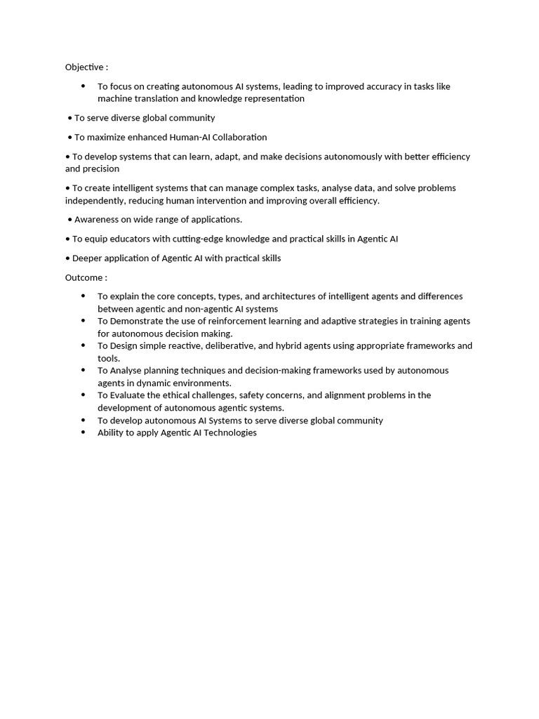 Advancing Autonomous AI Systems | PDF
