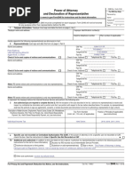SPPOA Special Power of Attorney External Form | PDF