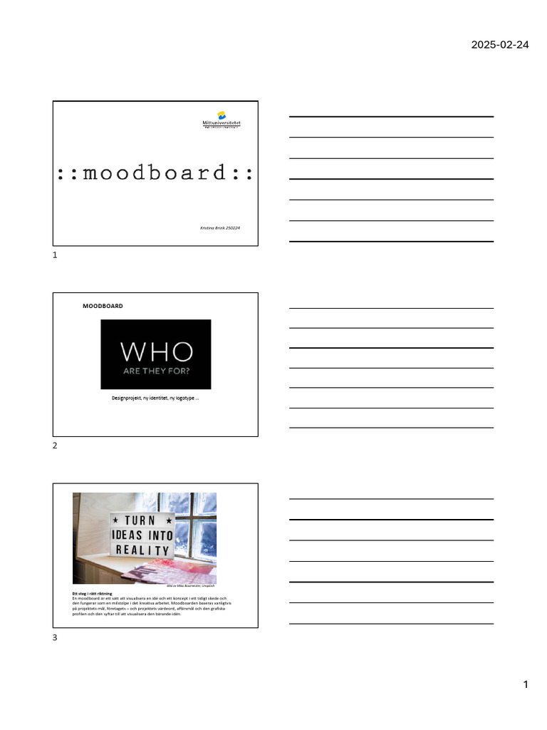 Moodboard GD24 vt25 | PDF