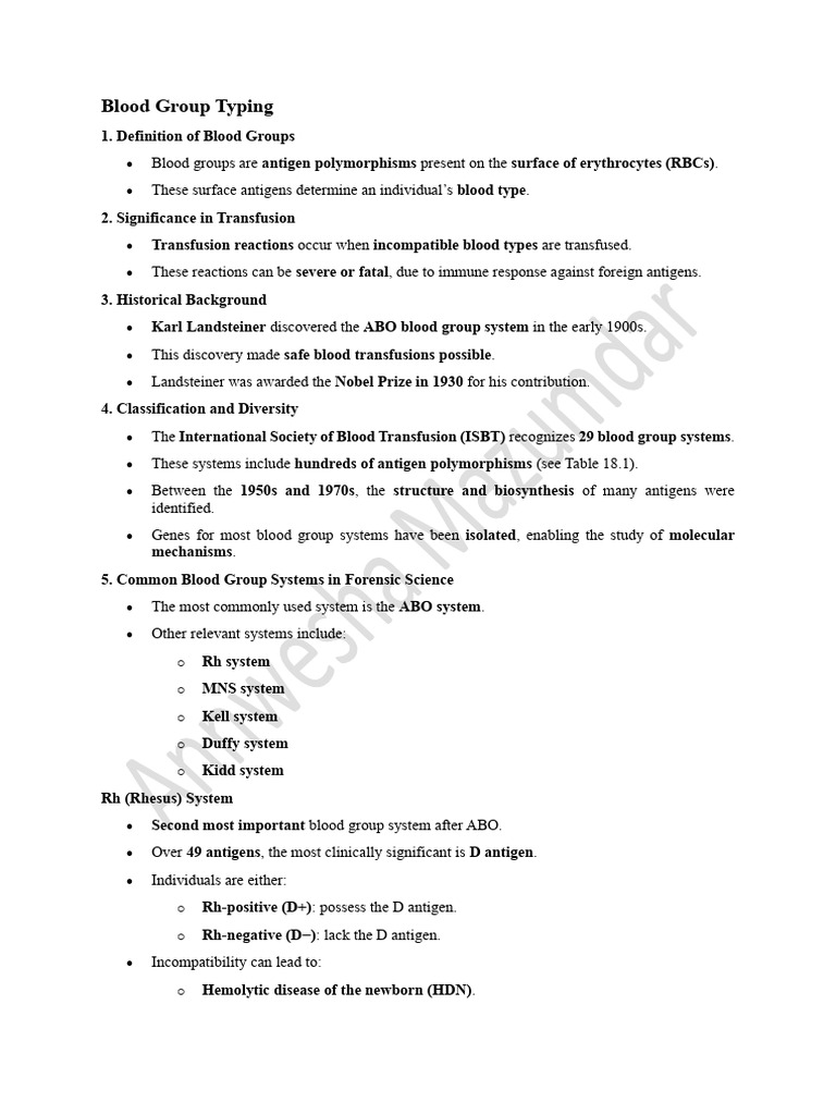 Blood Group Typing | PDF | Blood Type | Genotype