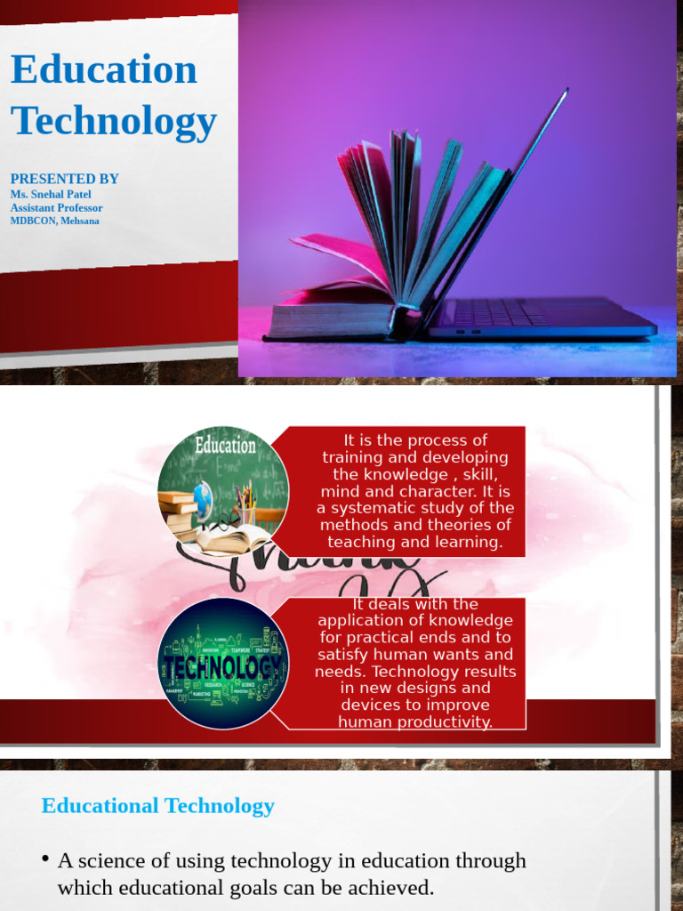 Education Technology | PDF | Educational Technology | Learning