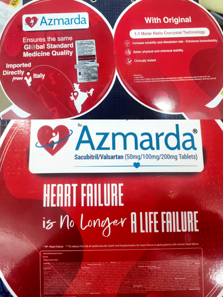 Azmarda 25 mg: Heart Failure Treatment | PDF | Medicinal Chemistry ...