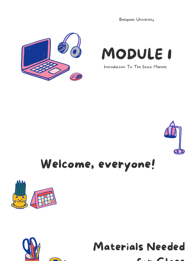 Module 1 Introduction To Stock Market Investing | PDF | Stocks | Stock ...