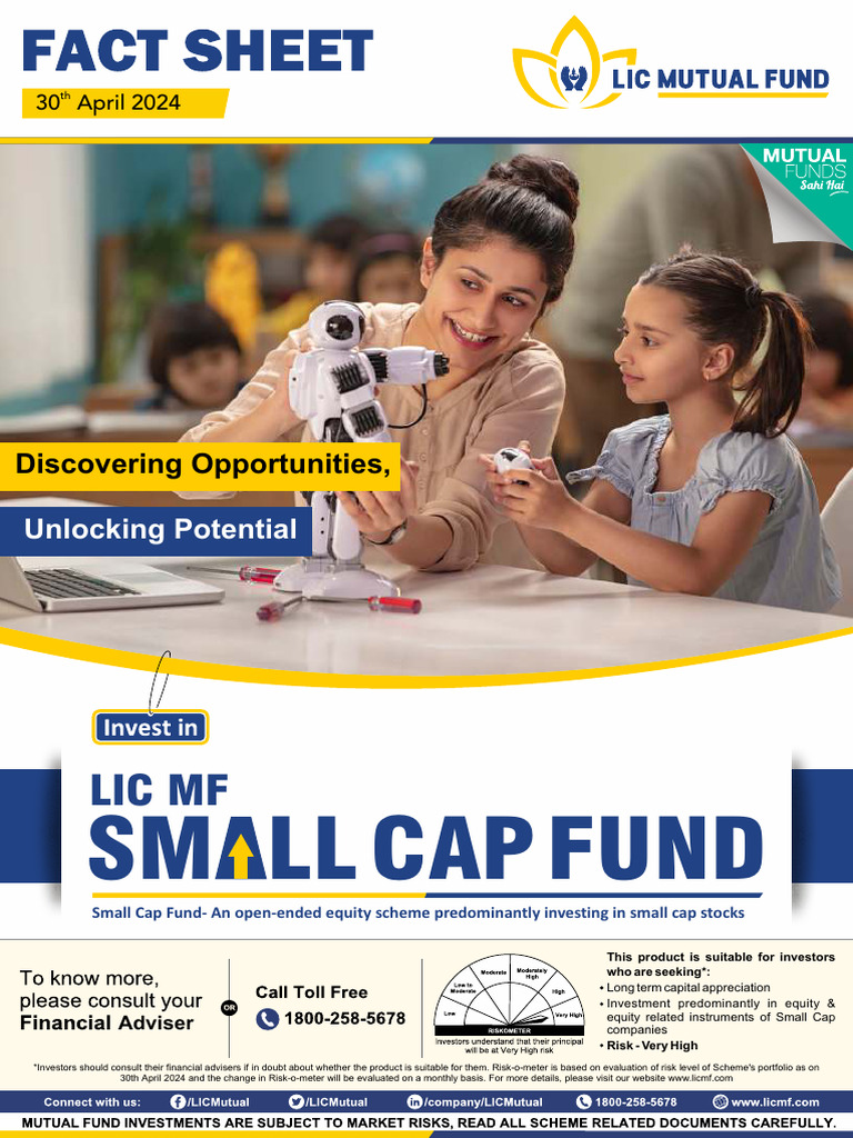 LIC MF Factsheet 30th April 2024 | PDF | Investment Fund | Inflation