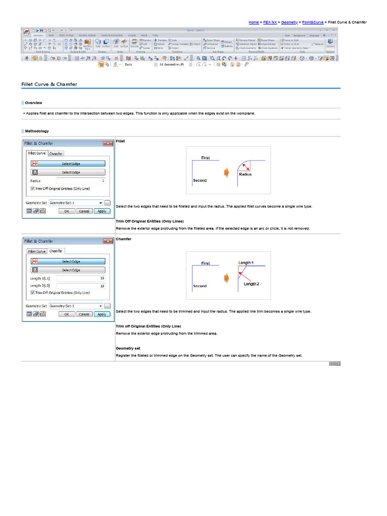 013 Fillet Curve & Chamfer | PDF