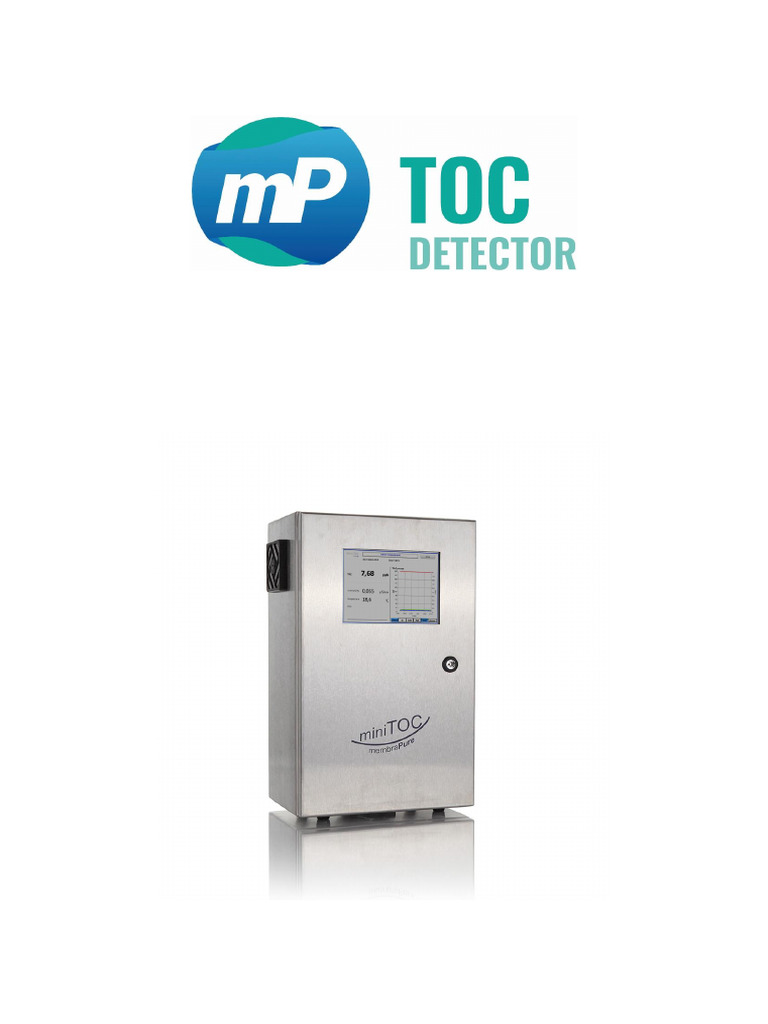 miniTOC Operating Manual Overview | PDF | Password | Calibration