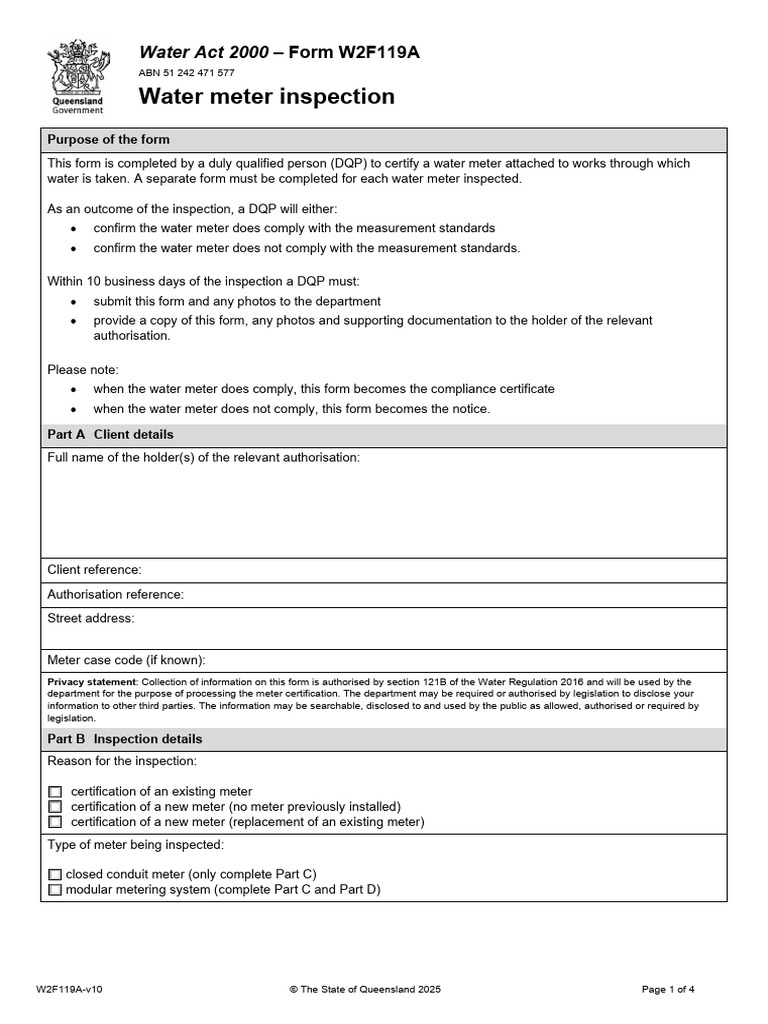 Water Meter Verification Certificate Form | PDF | Litre | Latitude