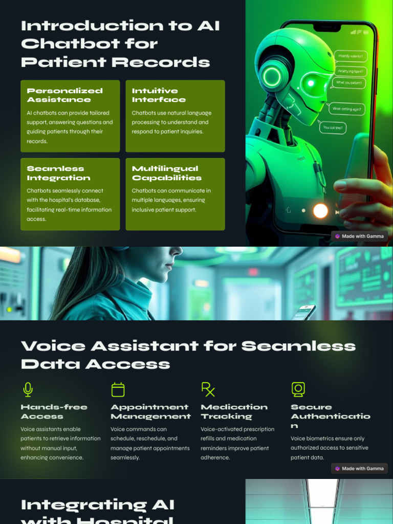 Hospital Database Management With AI Chatbot and Voice Assistant 4 6 | PDF