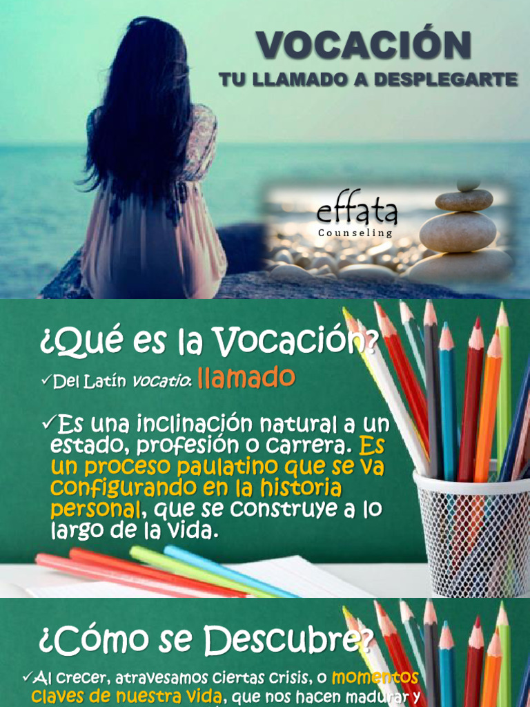 ¿Qué es Effata y la Vocación? | PDF