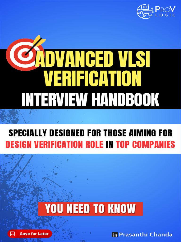 Advanced Vlsi Verification Interview Handbook Pdf Software Engineering Computer Science