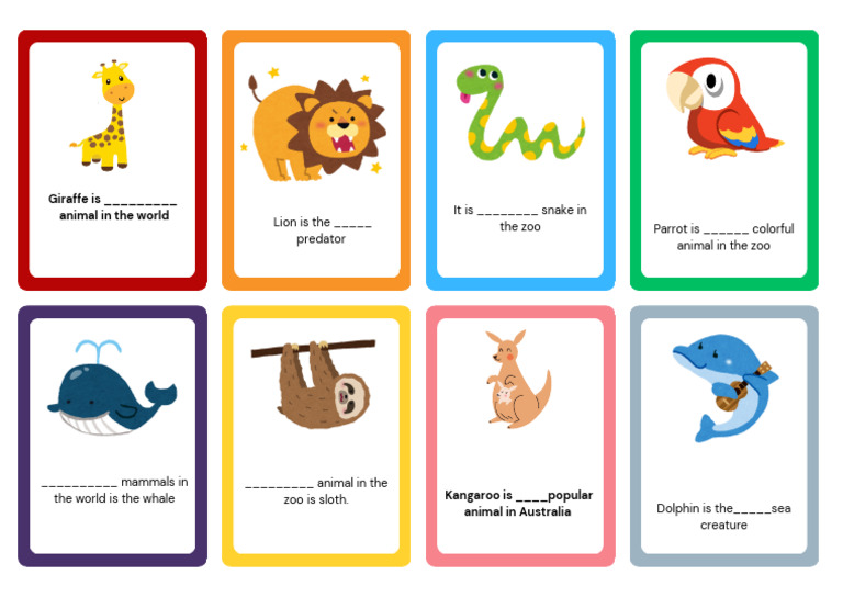 Colorful Conversation Cards PDF | PDF