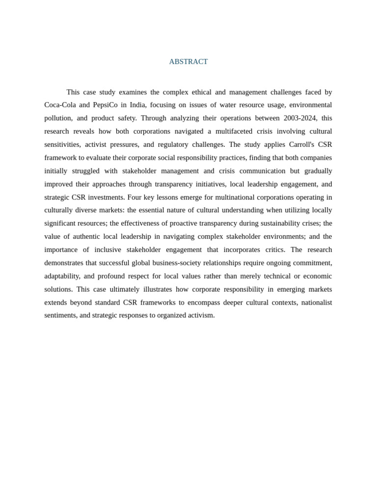 1 Final - Business Sustainability, Ethics and Social Responsibility ...