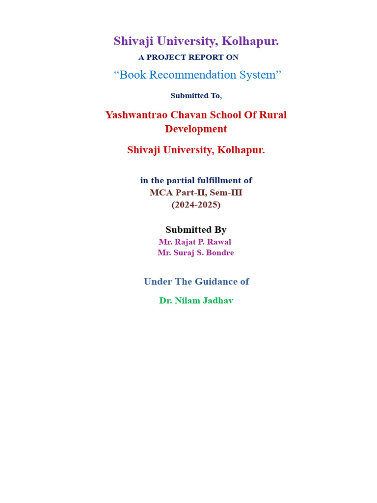 Report - Copy Modified | PDF | Usability | Machine Learning