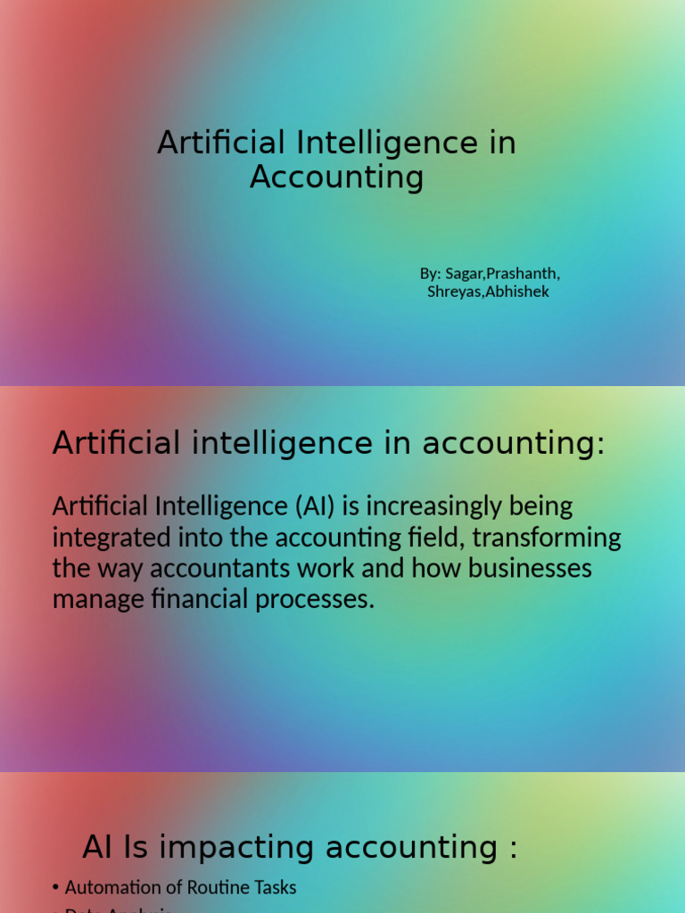 AI Transforming Accounting Practices | PDF | Artificial Intelligence ...