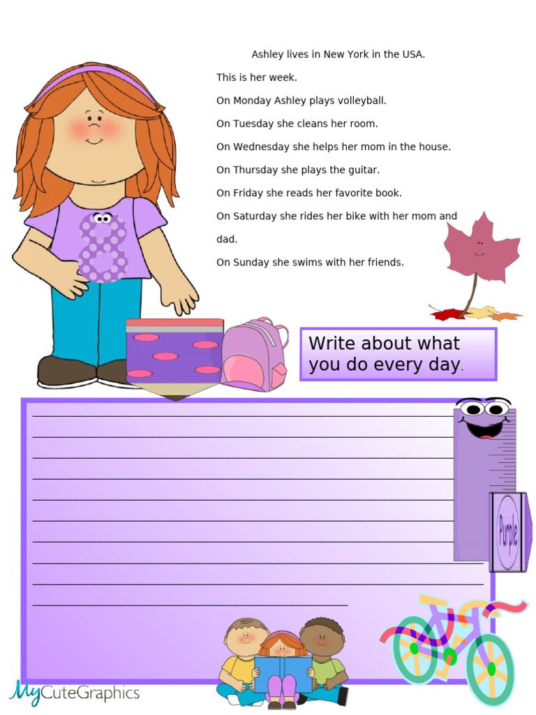 Daily Routines Simple Presentation | PDF