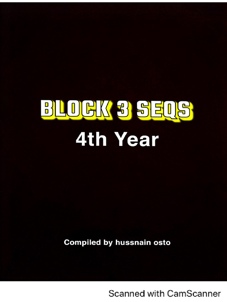 Block 3 Past Papers | PDF
