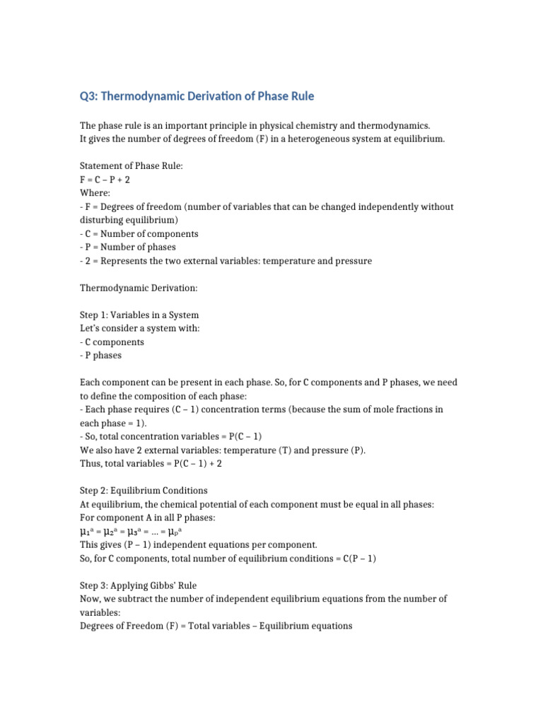 Thermodynamic_Derivation_of_Phase_Rule | PDF