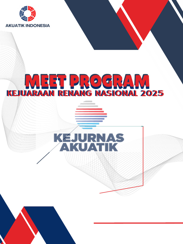 Meet Program - Kejurnas 2025 | PDF