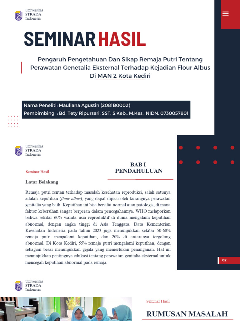 Contoh PPT Skripsi | PDF