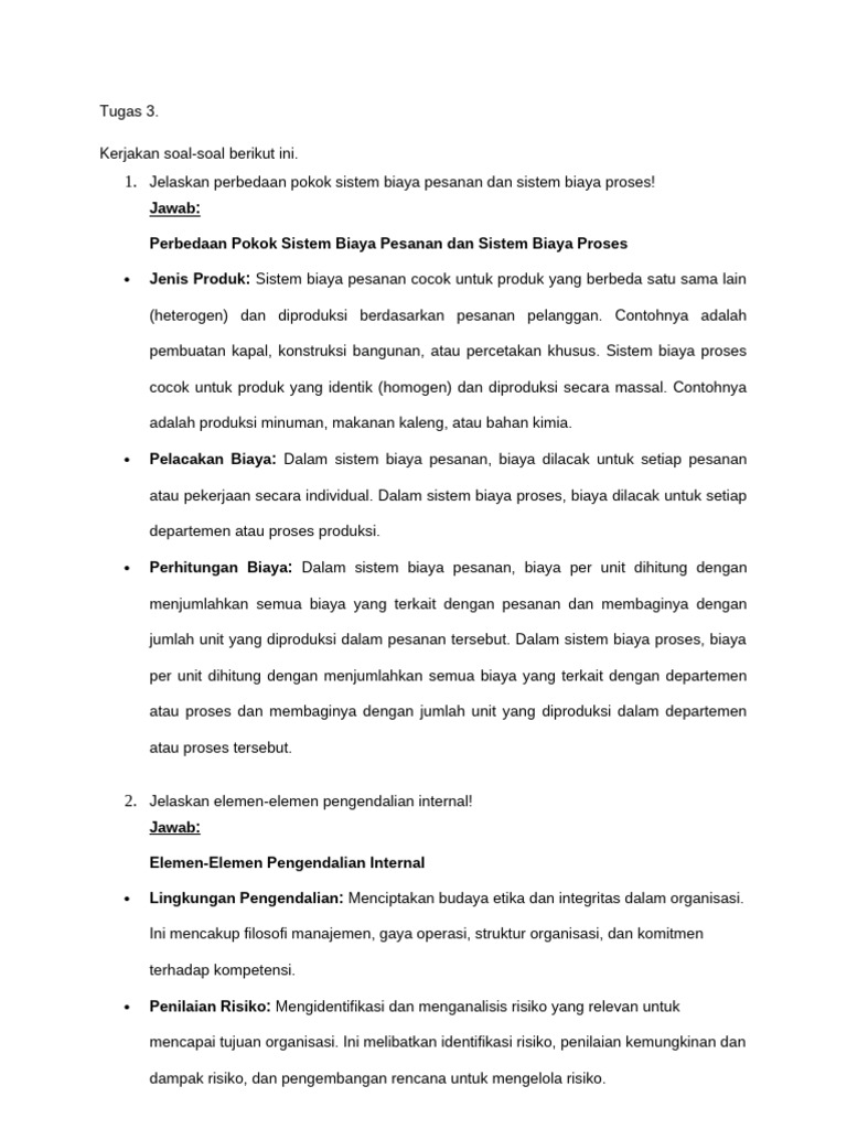 Tugas 3 Pengantar Akuntansi Aman | PDF