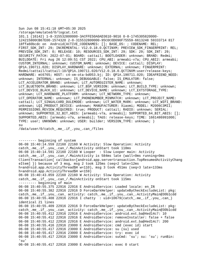 logcat | PDF | Java (Programming Language) | Computer Architecture