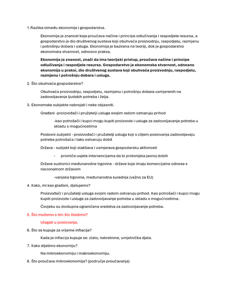 Pig Ekonomija 1 | PDF