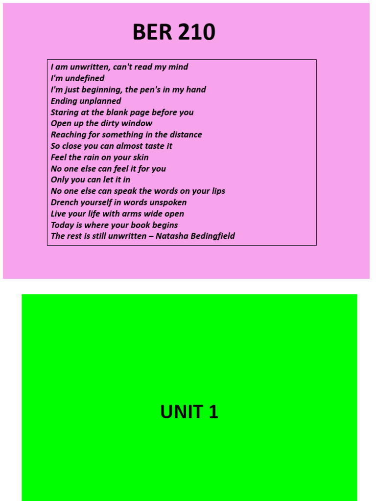 Ber 210 Unit 1 and Unit 2 | PDF | Burden Of Proof (Law) | Justice