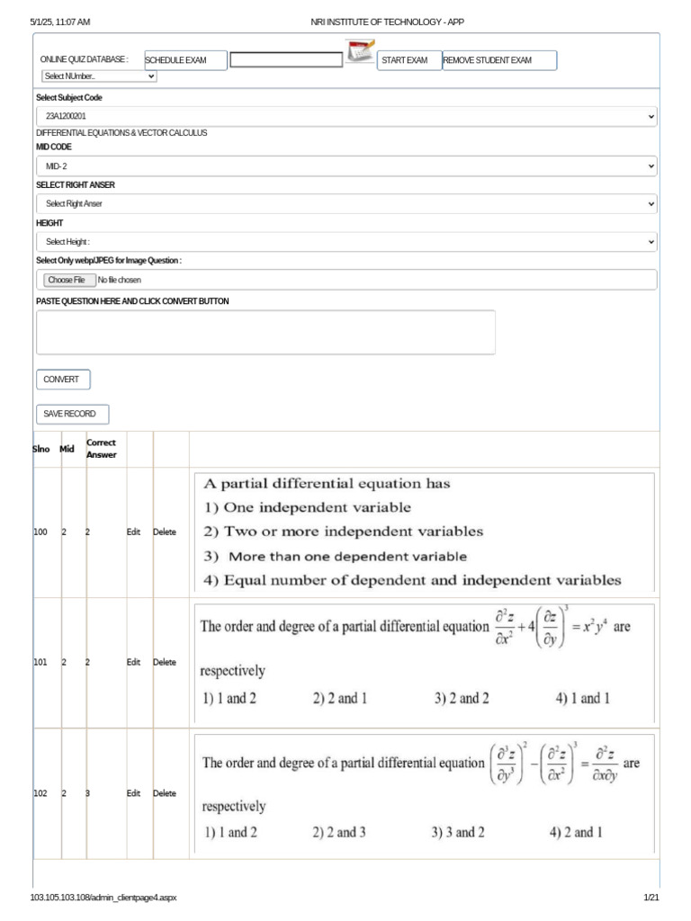 Devc Mid 2 Bits | PDF | Calculus | Applied Mathematics