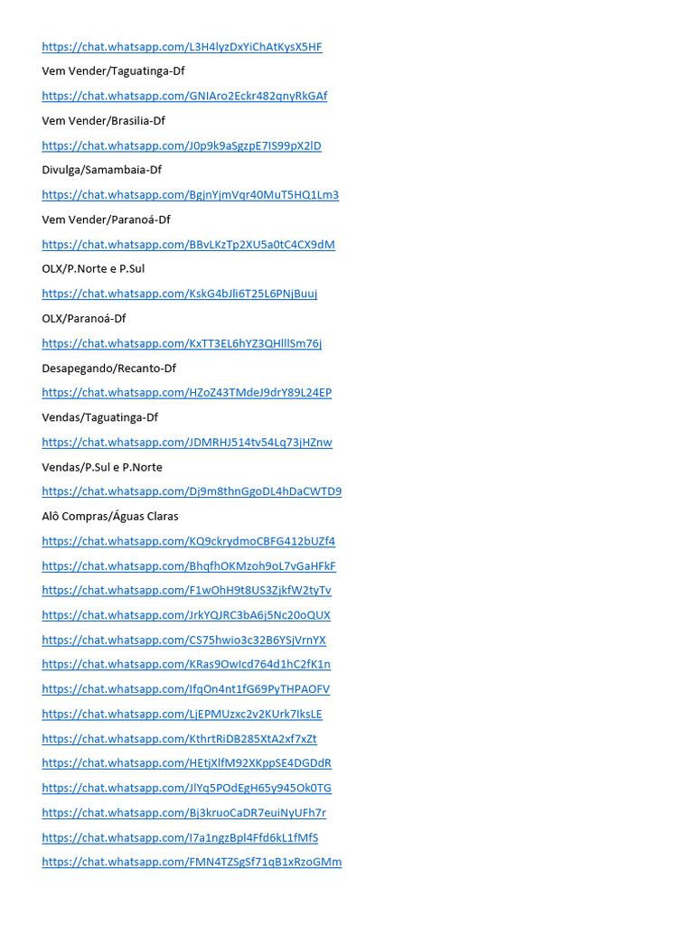 Olx Paraíba 1.000 Grupos | PDF