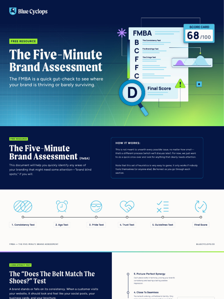 5-Minute-Brand Assessment (Blue Cyclops) | PDF | Brand | Business