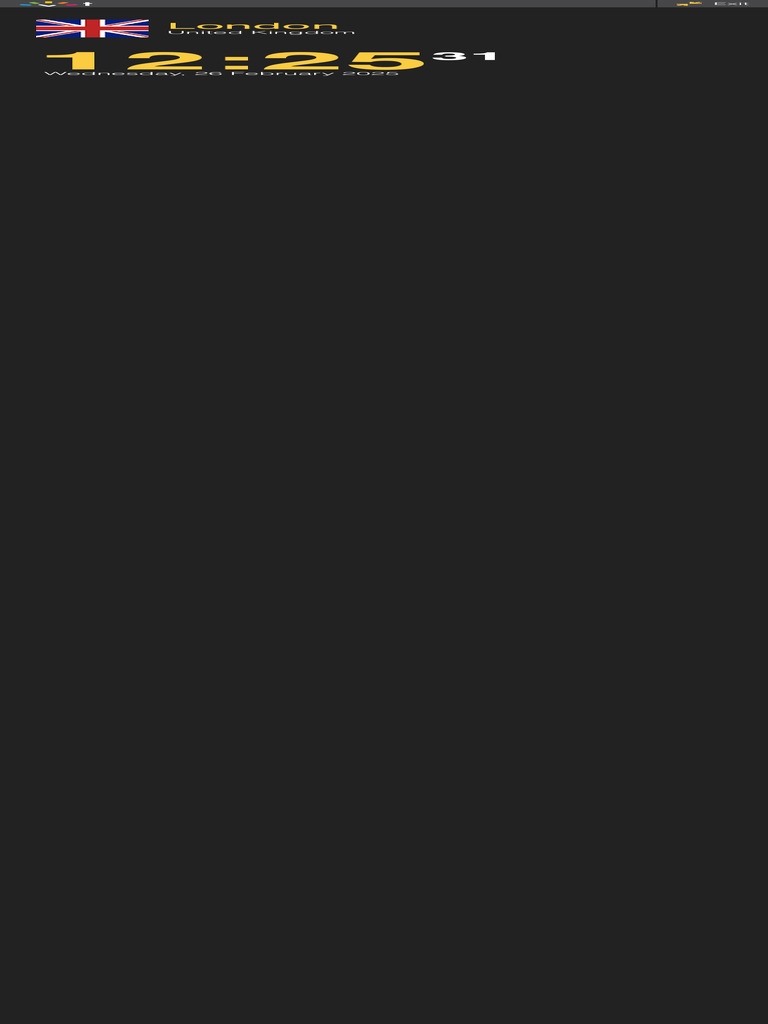 Current Local Time in London, England, United Kingdom | PDF | Greenwich ...