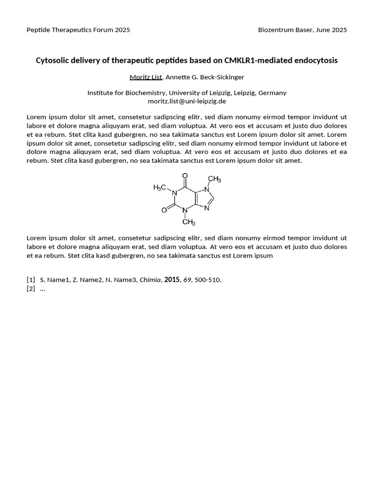 Abstract Template | PDF