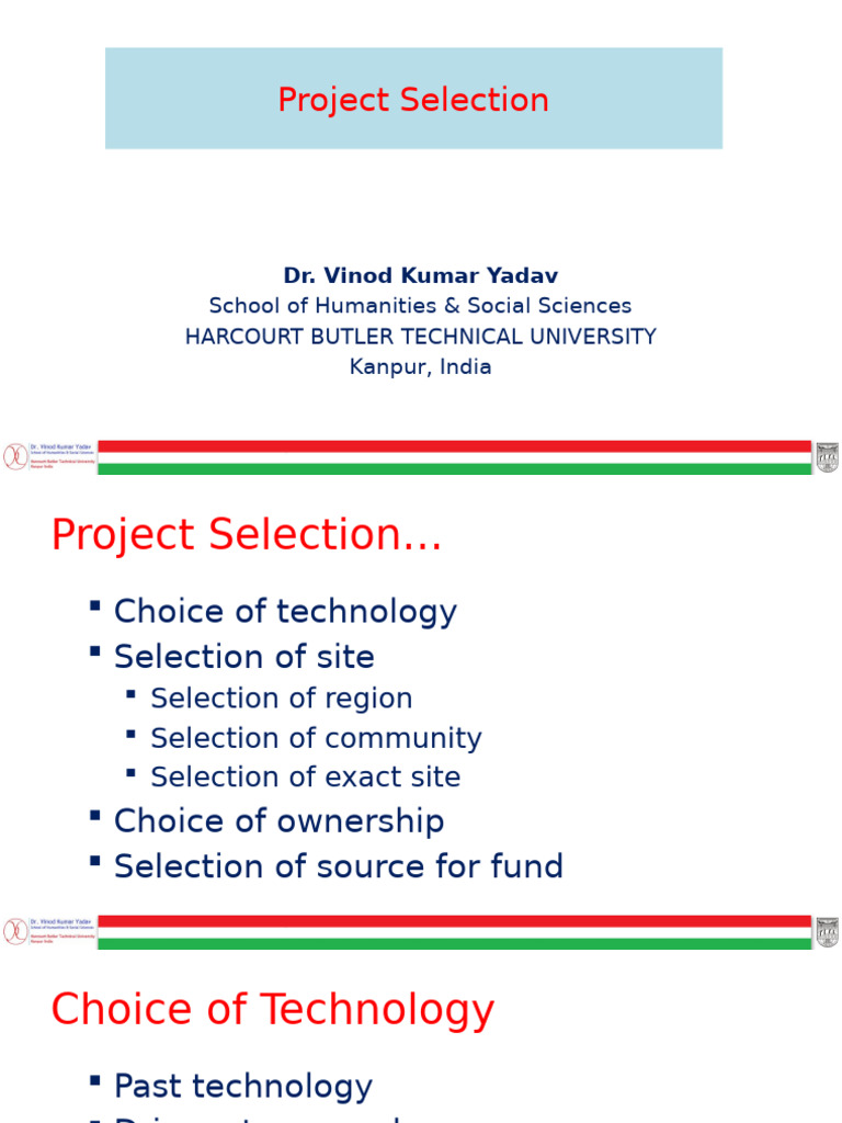 3.2 Project Selection | PDF | Environment | Economies