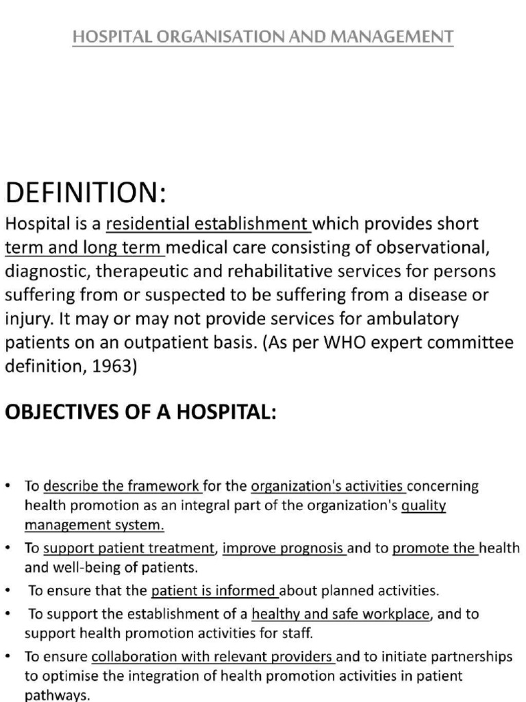 Hospital Management | PDF