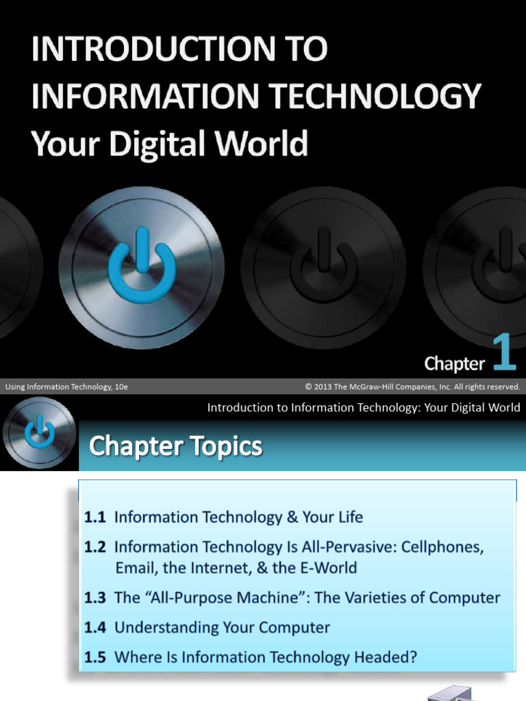 Introduction to Information Technology | PDF | World Wide Web ...