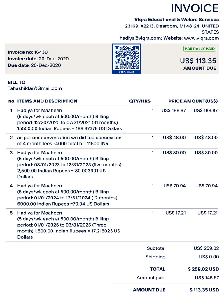 Invoice - 16430 | PDF