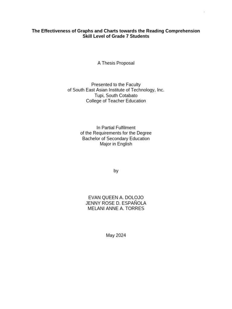 Graphs and Charts Reading Comprehension Thank You | PDF | Reading Comprehension | Constructivism ...