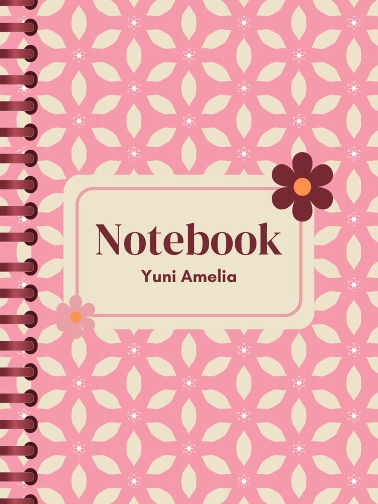 Pink Simple Floral Notebook Cover - 20241110 - 163838 - 0000 | PDF