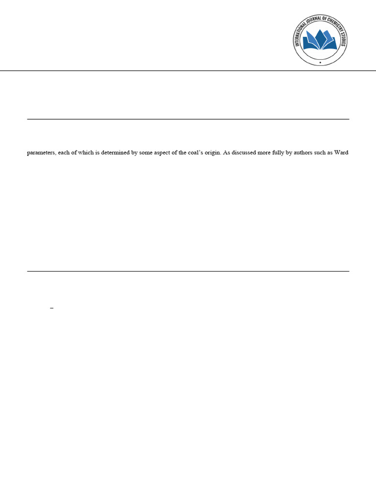 Wardha Valley Coalfield Analysis | PDF | Coal | Bituminous Coal