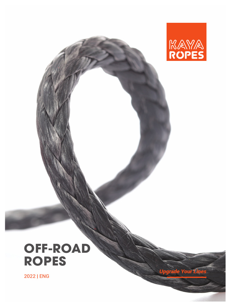 Off-Road Ropes 2022 | PDF | Rope | Materials