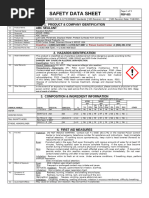 Safety Data Sheet: CIF Disinfectant Floor Cleaner | PDF | Occupational ...