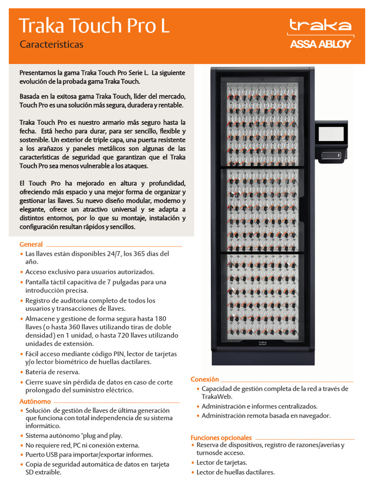 Traka Touch Pro L | PDF | Informática