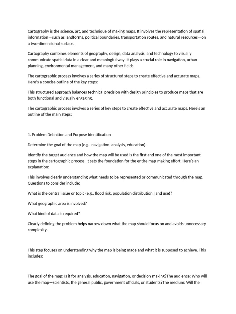 Cartography is-WPS Office | PDF | Geographic Information System | Map