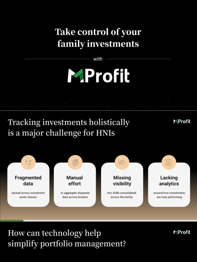 MProfit Product Overview | PDF | Exchange Traded Fund | Investing