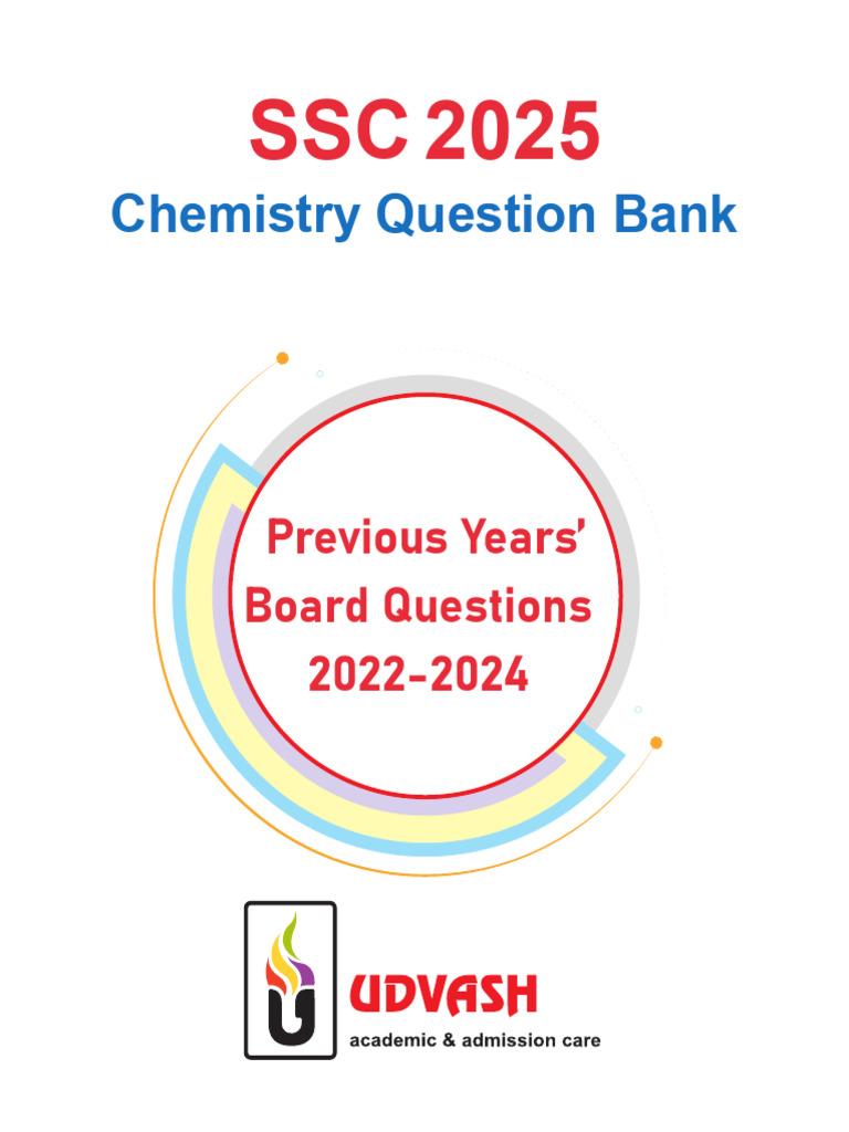 SSC 2025 Chemistry Question Bank | PDF | Chemical Reactions | Chemical ...